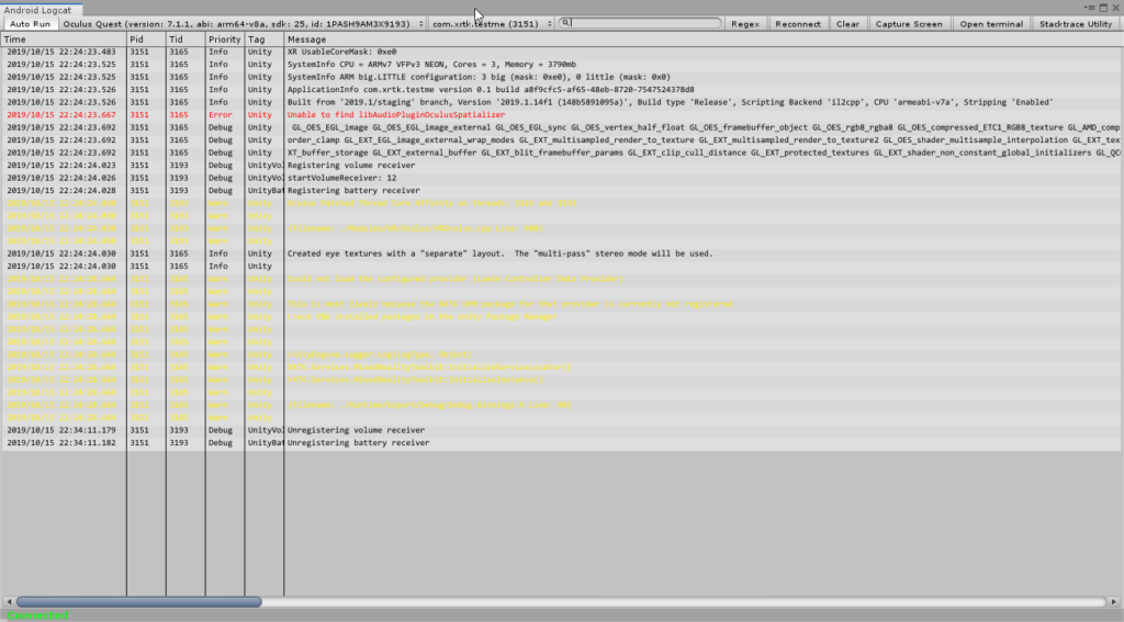 Debugging Android Using Unity An Invasion Into Insanity Darkgenesis